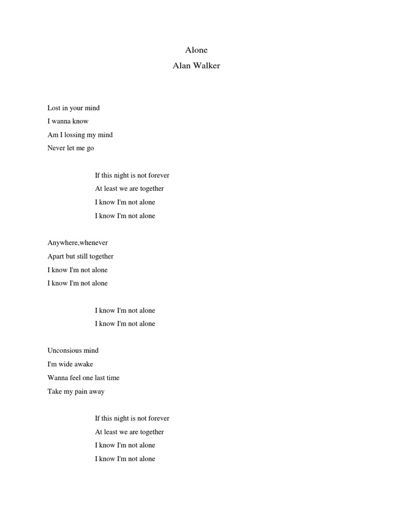 Alone Pdf