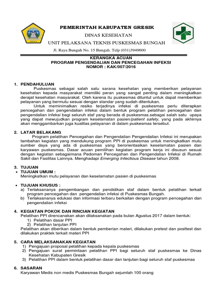 Kak Pelatihan Ppi | PDF