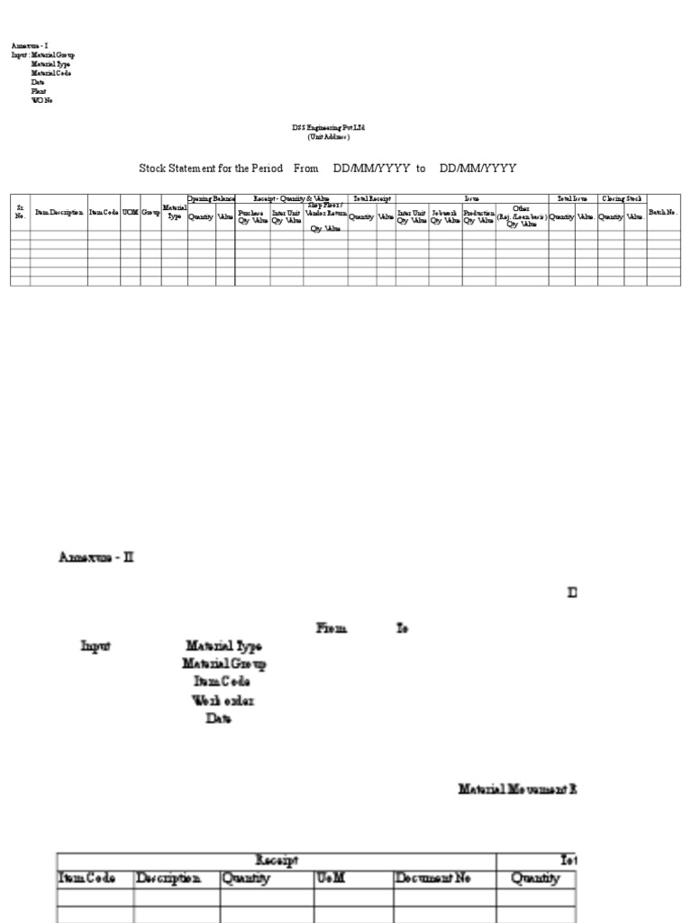 MM Report Formats | Download Free PDF | Business | Computing