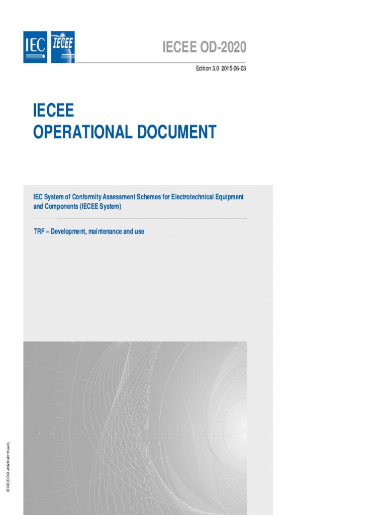 IECEE OD-2020-2015 | Test (Assessment) | Evaluation