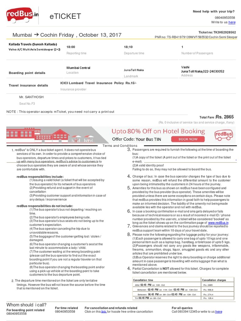 Bill For Bus | PDF | Ticket (Admission) | Bus