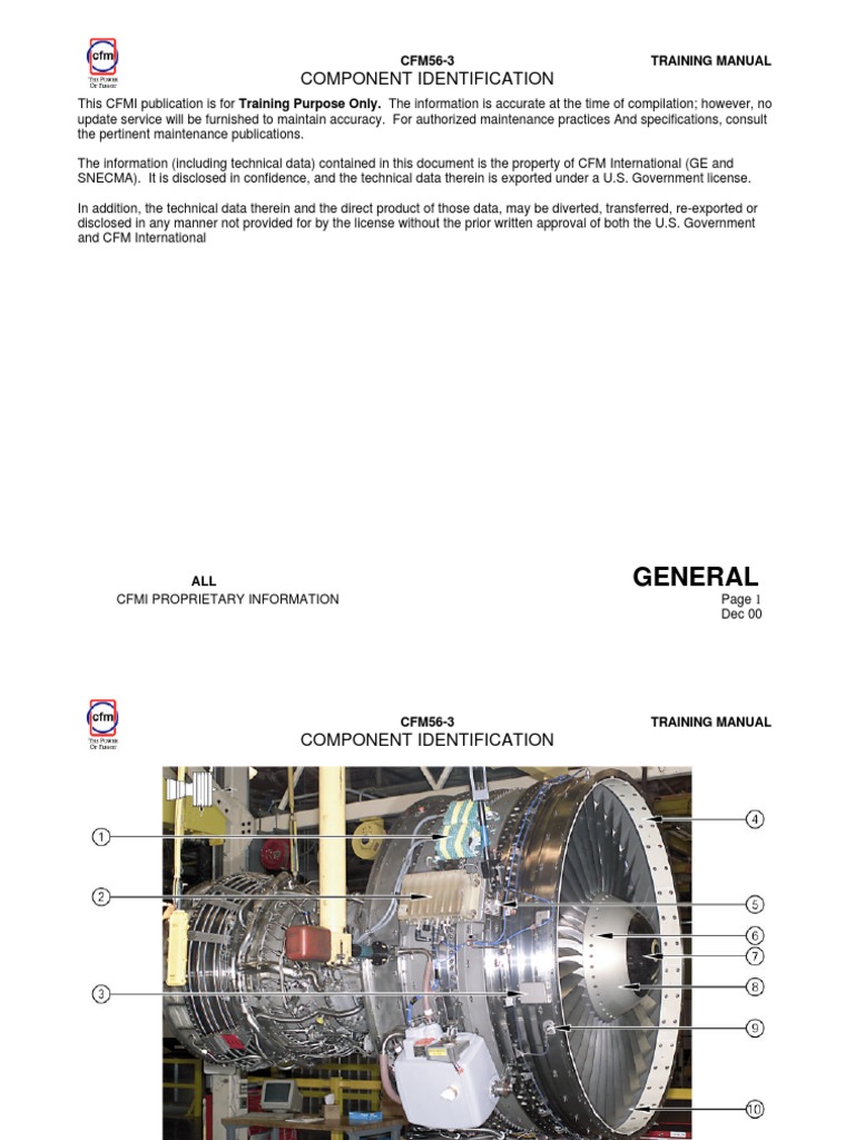 Cfm56-3 Comp Idx | PDF | Pump | Hvac