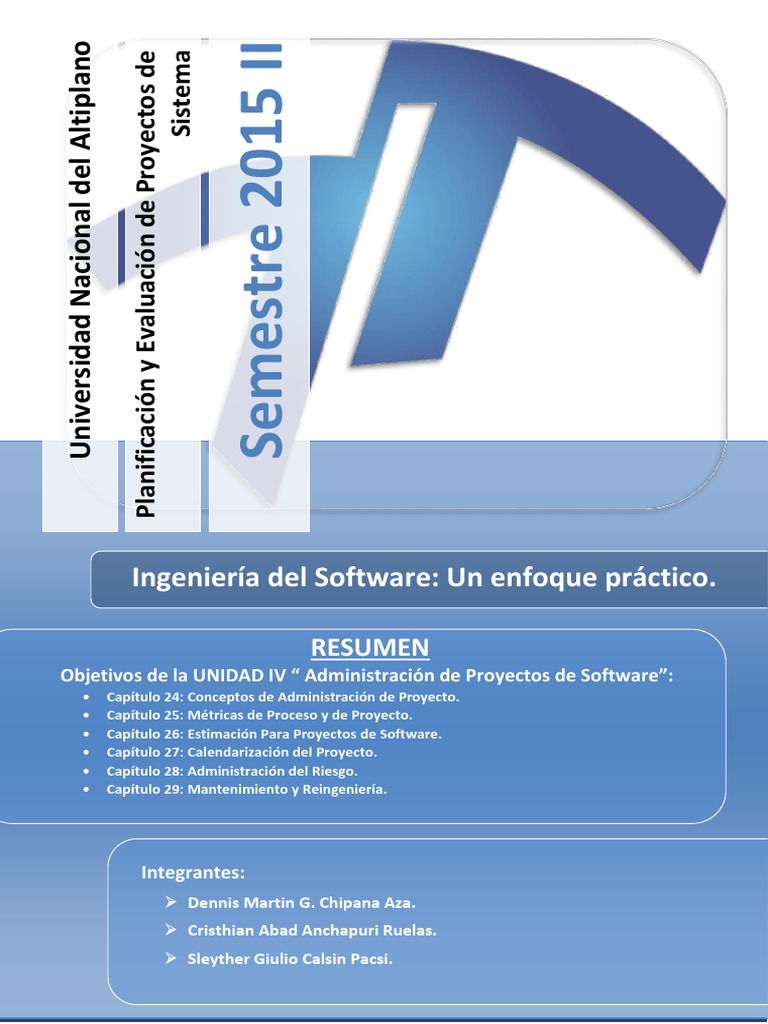 Resumen Parte 4 Ingenieria Del Software | PDF | Ingeniería de software ...