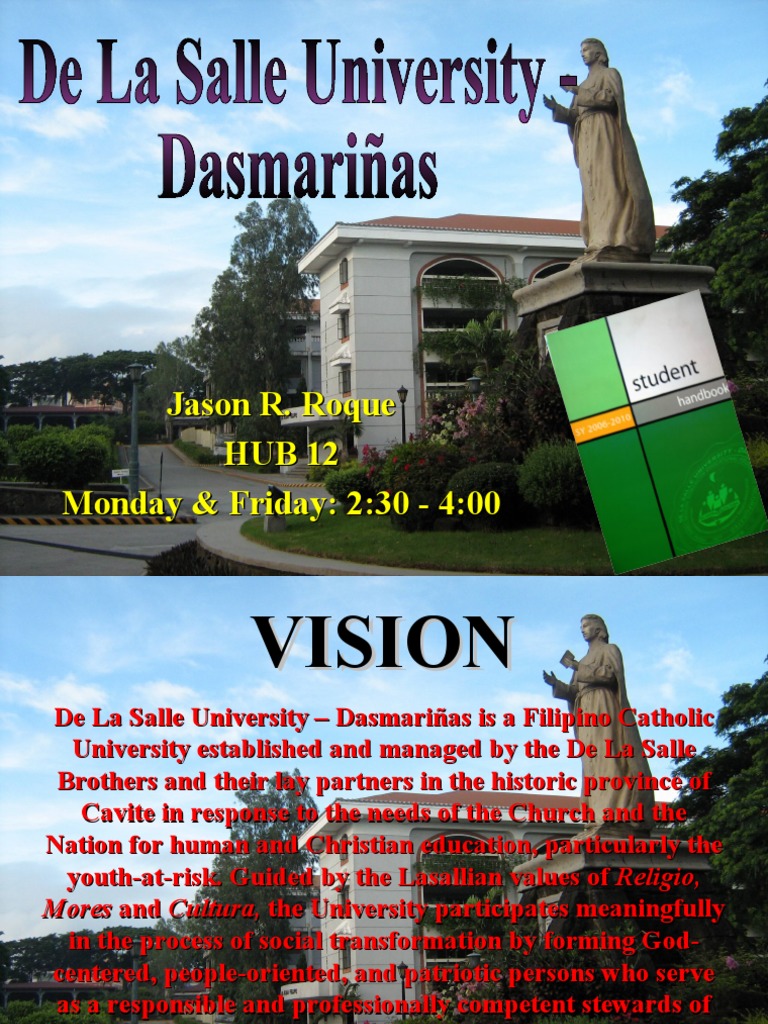 DLSU-D Student Handbook | PDF