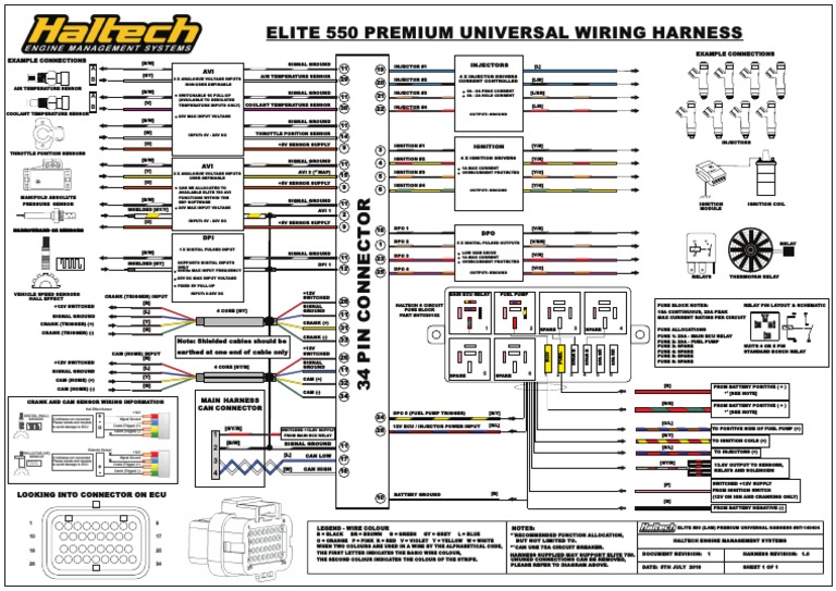 Elite 550 Wiring Harness Overview | PDF