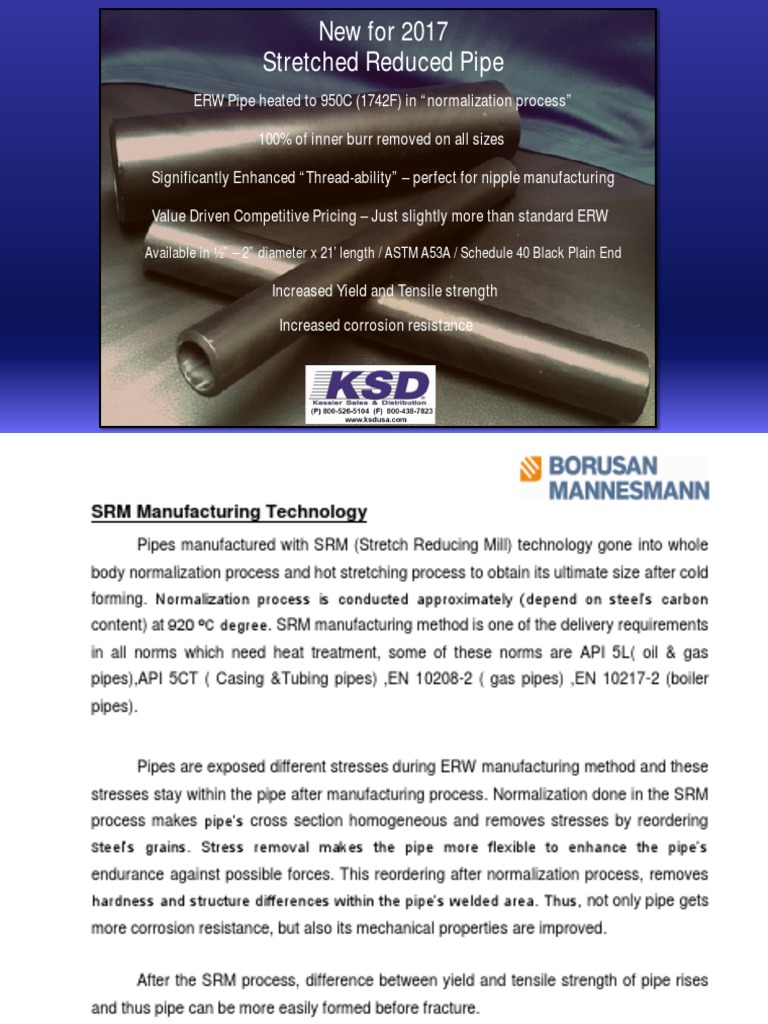 Stretched Reduced Pipe | PDF | Pipe (Fluid Conveyance) | Strength Of ...