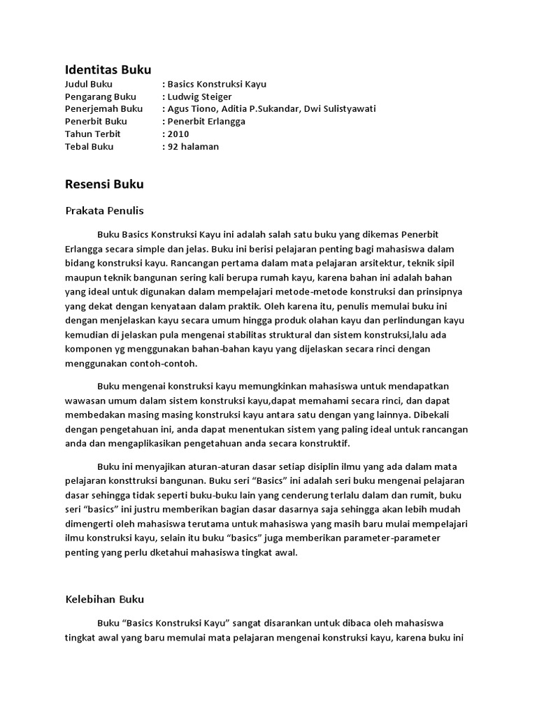 Identitas Buku | PDF