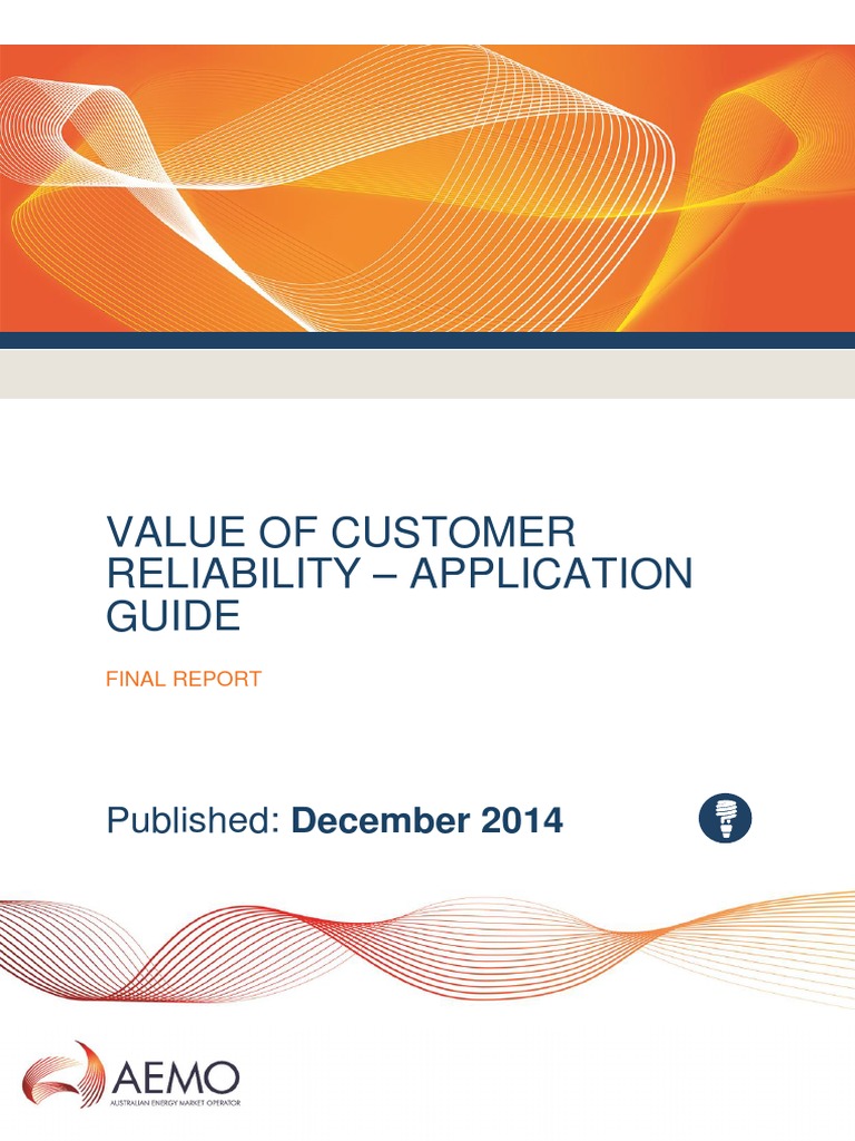 Australia VCR Application Guide Final Report | PDF | Electric Power ...