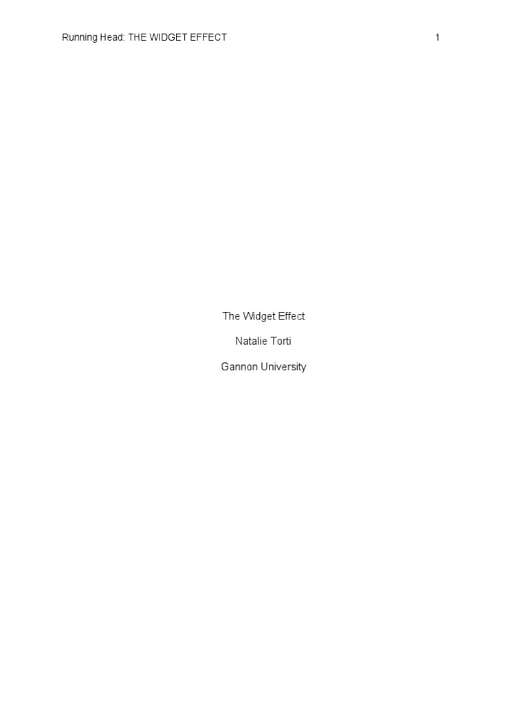The Widget Effect 1 | PDF | Career & Growth