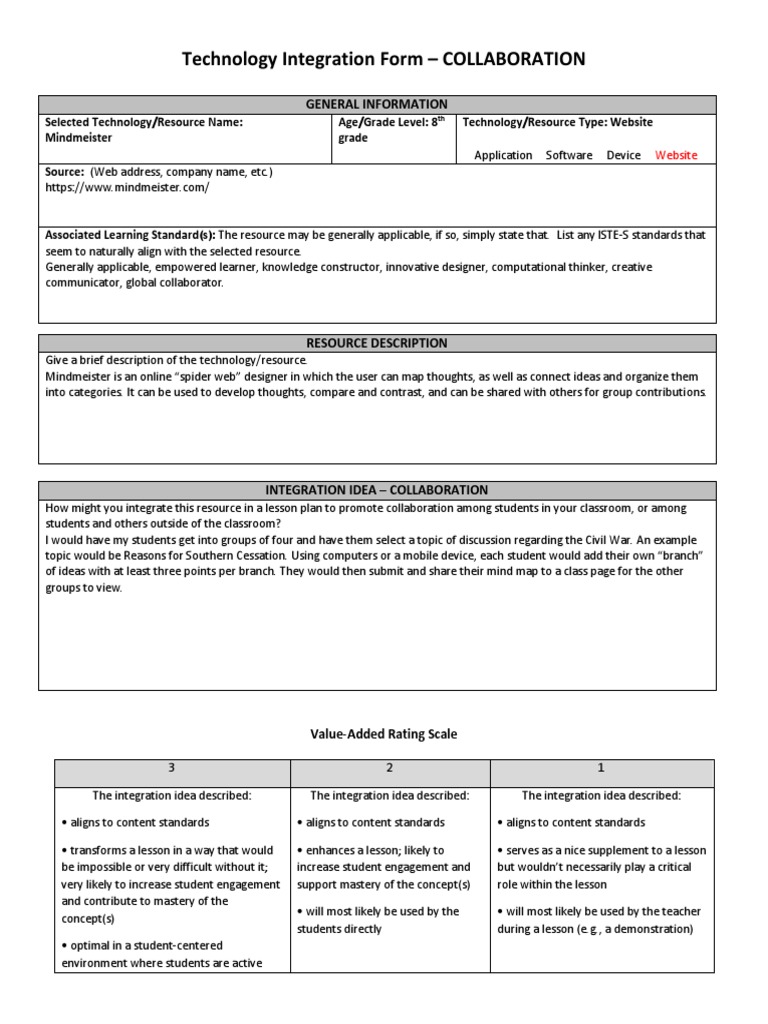 Tech Integration Collaboration | PDF | Computing | Cognitive Science
