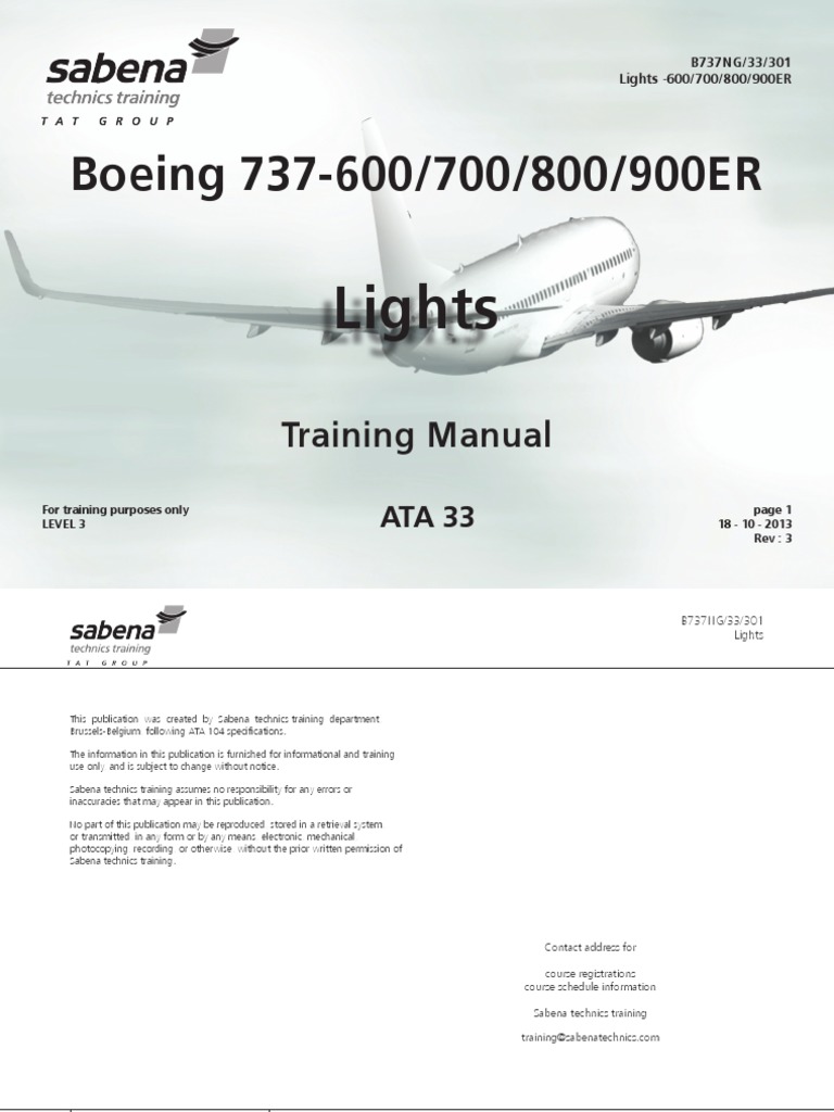 B737 - 800 Lights | Download Free PDF | Electromagnetism | Electrical ...