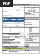 Sli Template | PDF | Cargo | Freight Transport