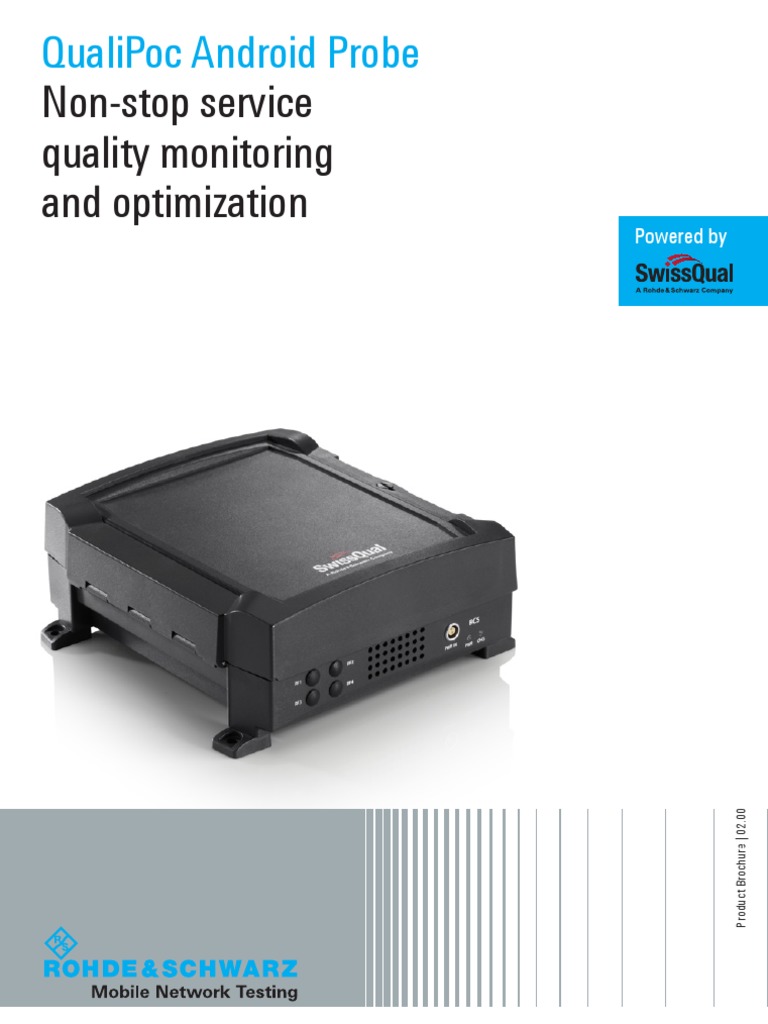 Rohde-Schwarz Qualipoc Android Probe 3607-1671-12 v0200 120dpi | PDF | Android (Operating System ...