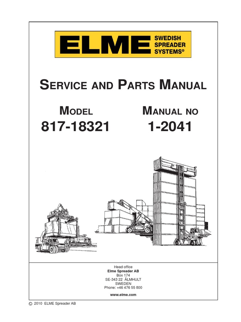 Elme Spreader Manual | PDF | Valve | Electrical Connector