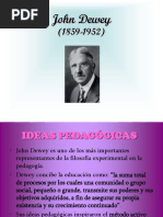 Aportes de John Dewey a la educación | PDF | John Dewey | Aprendizaje
