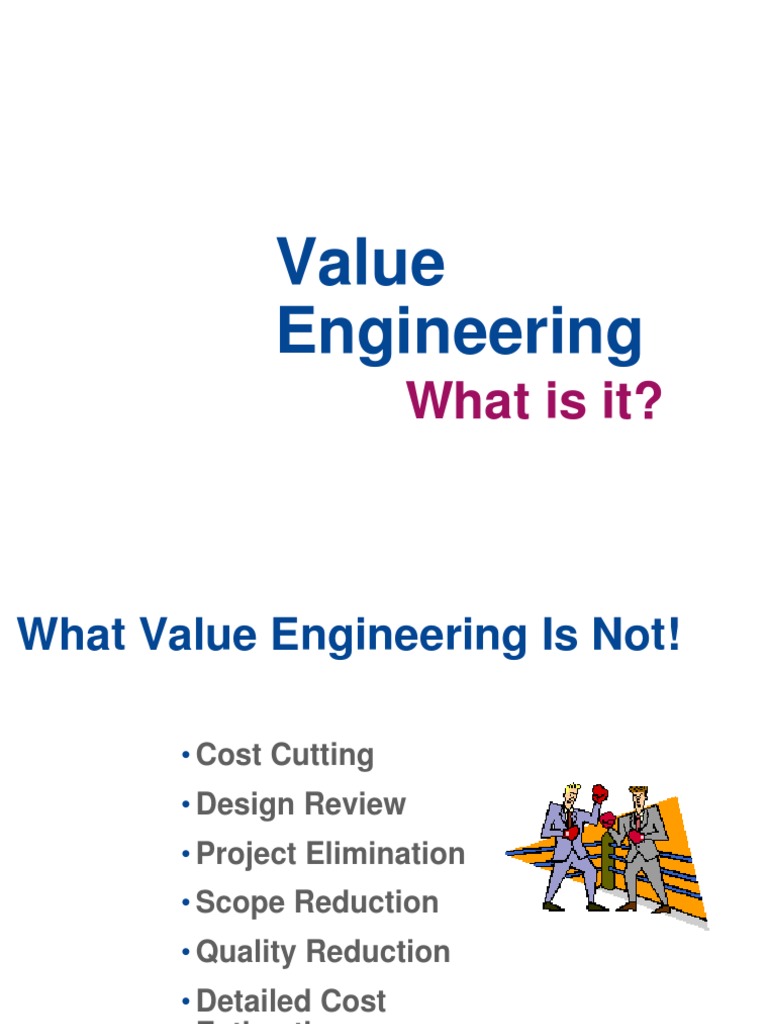 Value Engineering Introduction | PDF | Business Process | Value (Economics)