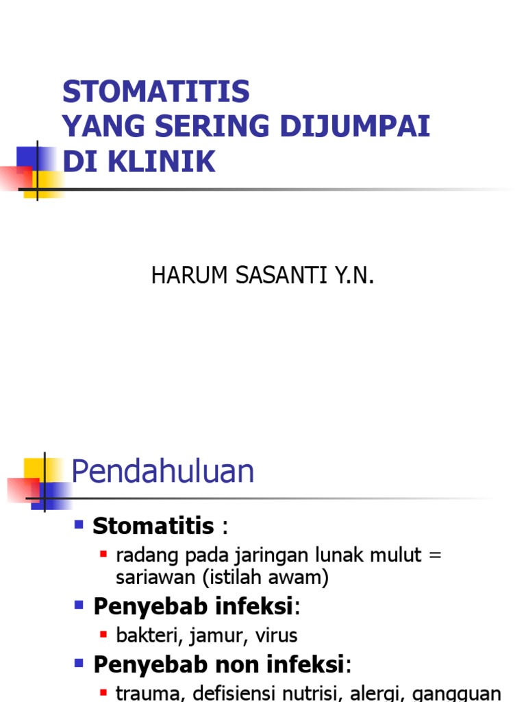 Stomatitis PDF | PDF