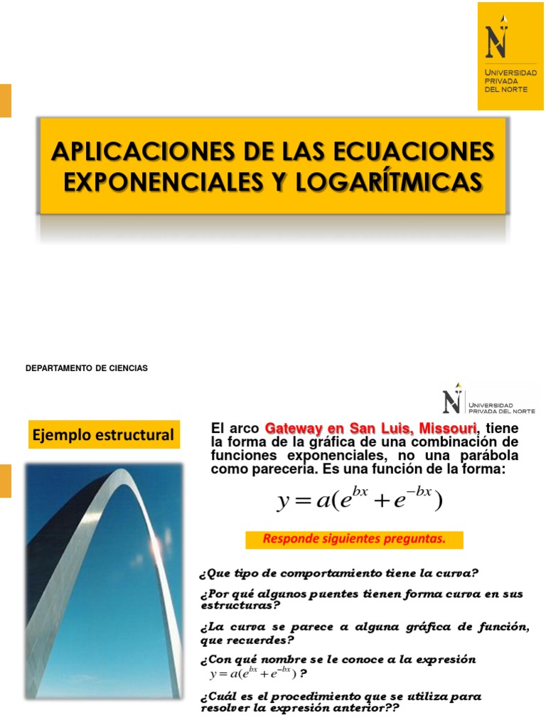 Ecuaciones Exponenciales y Logaritmicas - Explicacion | PDF | Logaritmo | Ph
