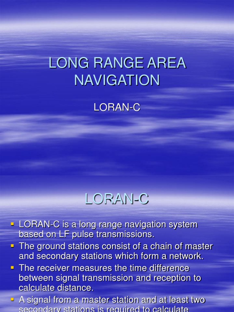 16long Range Area Navigation | PDF | Navigation | Aerospace Engineering