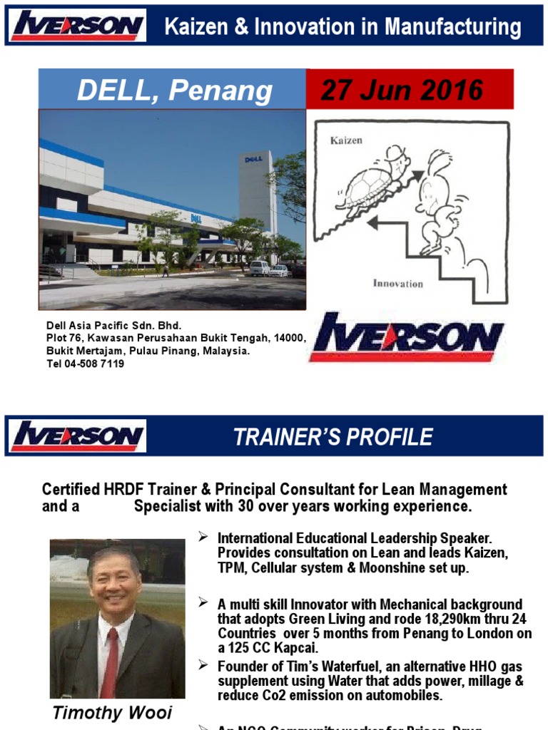 Manufacturing Kaizen Innovation Pdf Lean Manufacturing Innovation