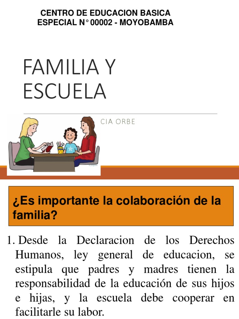 Colaboración Familia-Escuela para el Éxito Escolar | PDF | Aprendizaje ...