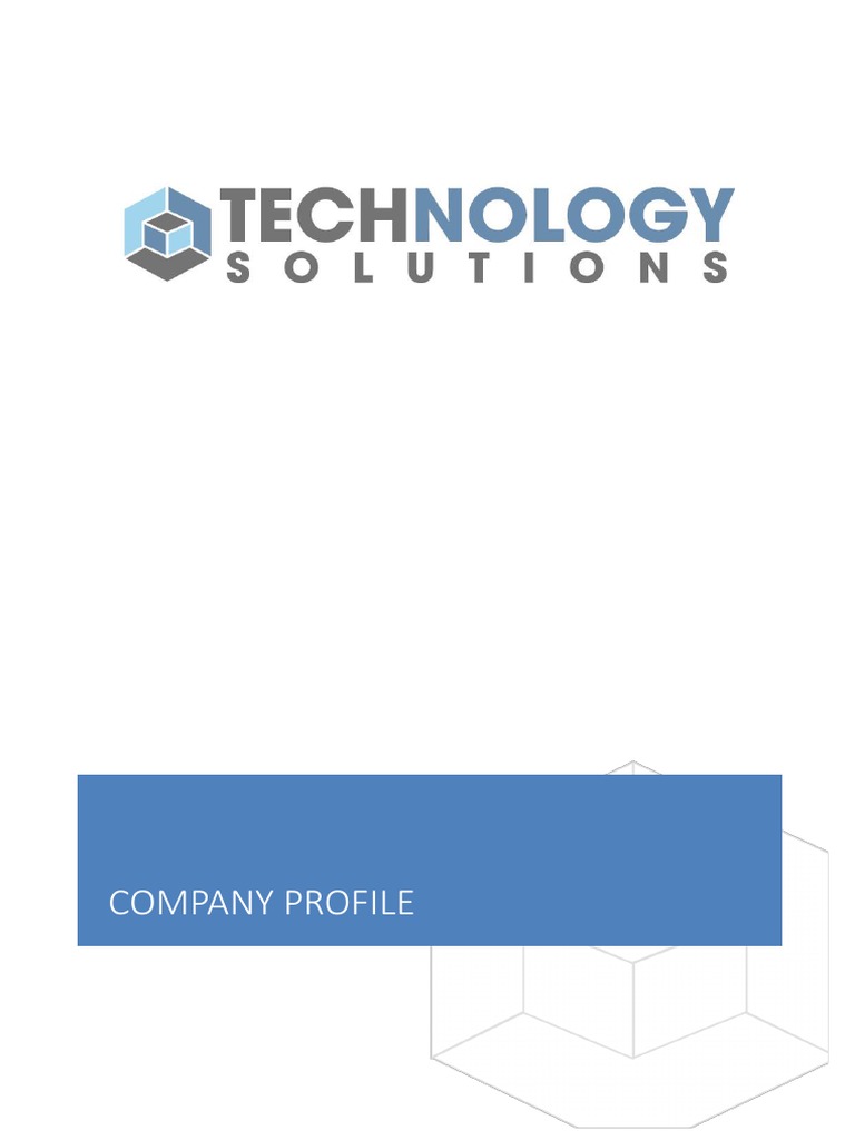 Technology Solutions Profile | PDF | Information Technology | Apple Inc.