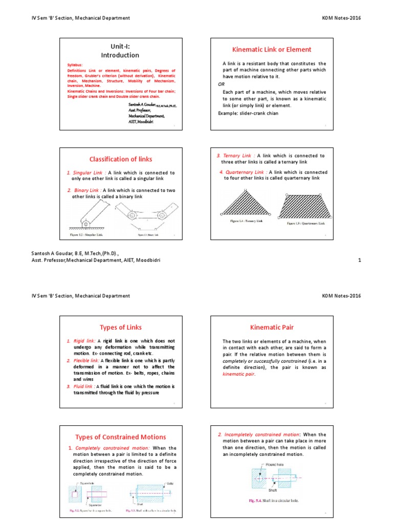 Kinematic pairs classification and types | PDF | Kinematics | Ellipse