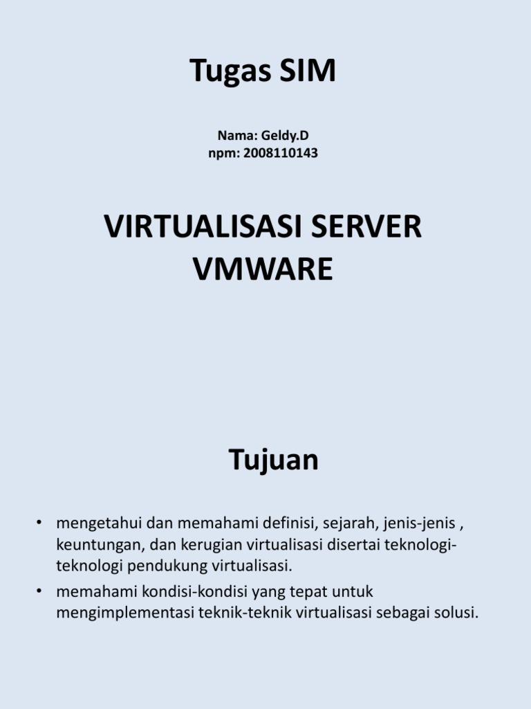 Virtualisasi Server | PDF | Komputer