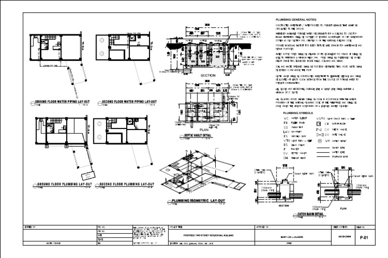 Plumbing General Notes | PDF