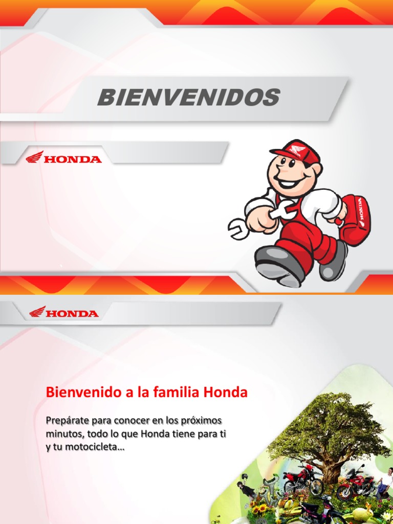 Bienvenido Honda Clientes | PDF | Honda | Motocicleta