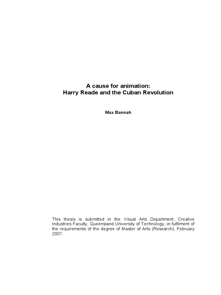 Max Bannah Thesis | PDF | Industrial Workers Of The World | Cuba