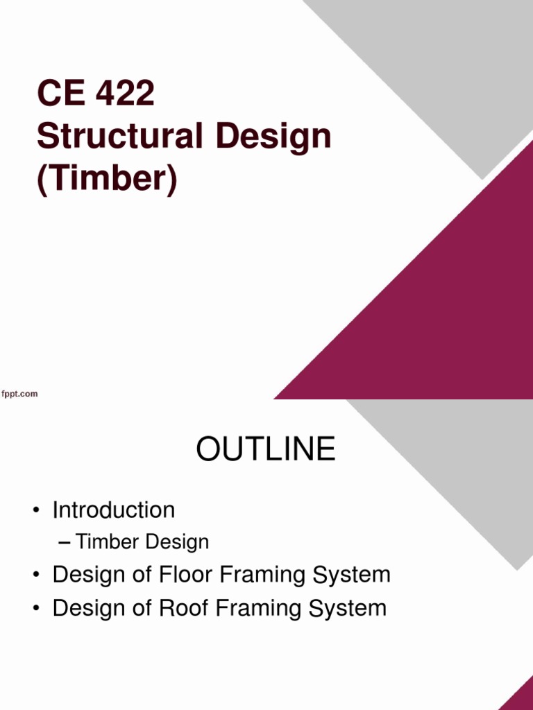 Timber Design | PDF | Wood | Strength Of Materials
