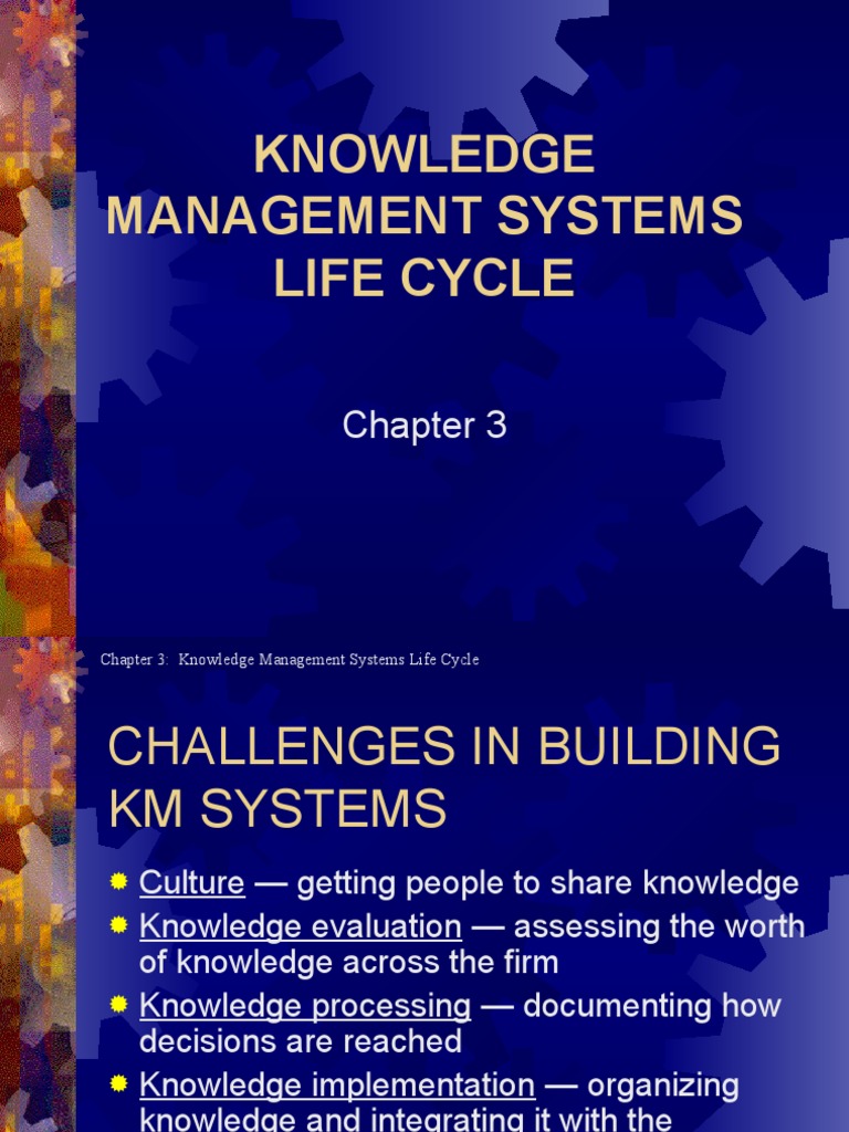 Knowledge Management System Life Cycle