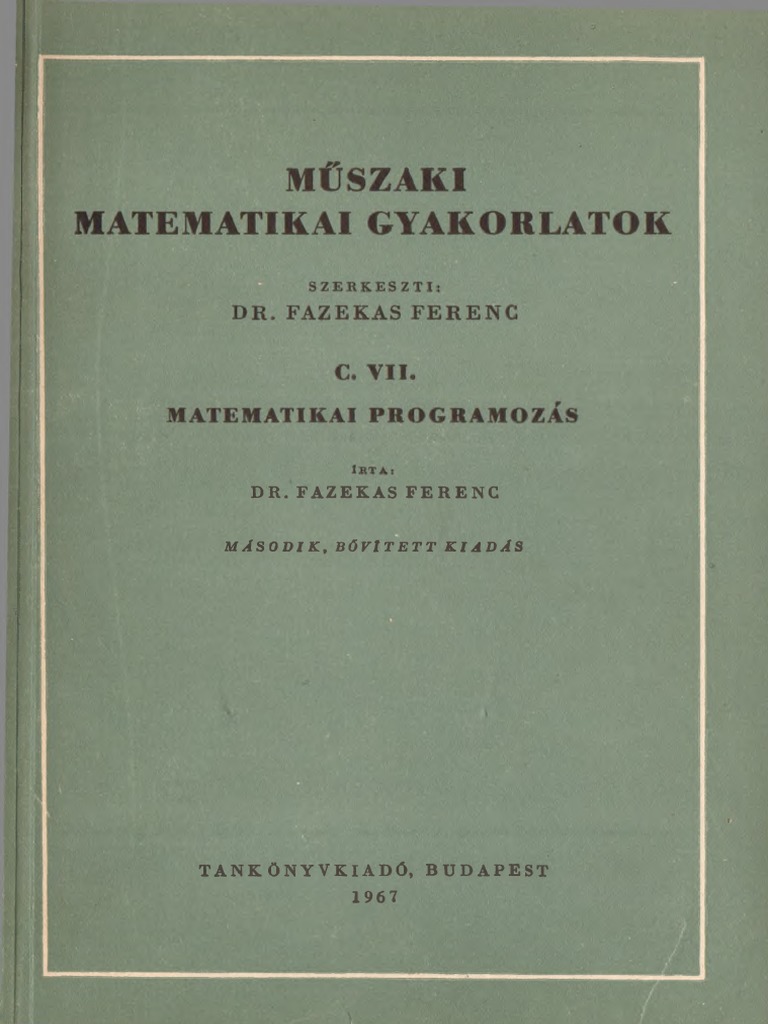 Fazekas Matematikai Programozás | PDF