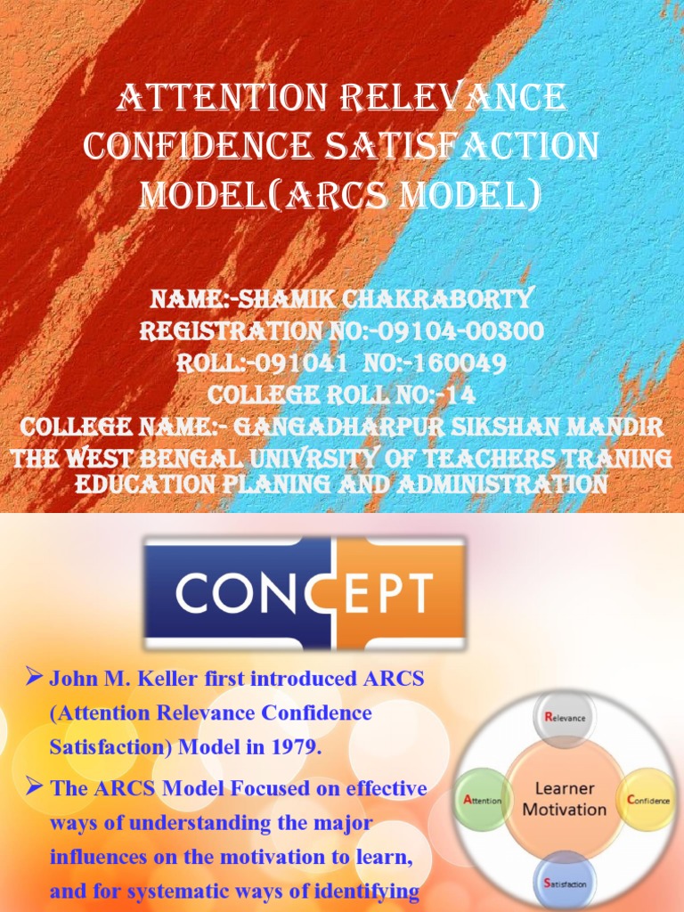 ARCS Model | Download Free PDF | Motivation | Motivational