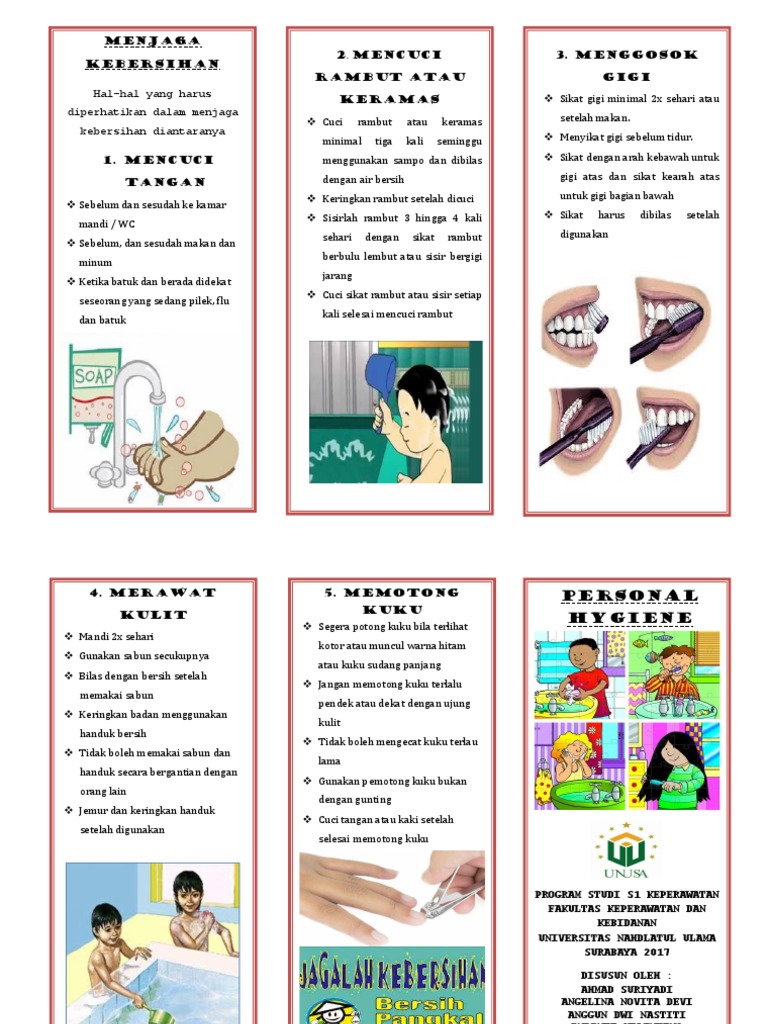 Leaflet Personal Hygiene Fix | PDF