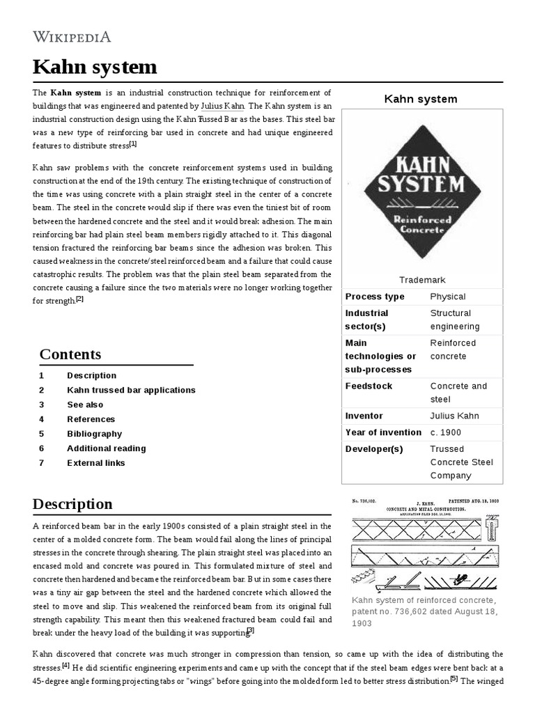Kahn System | PDF | Building | Composite Material