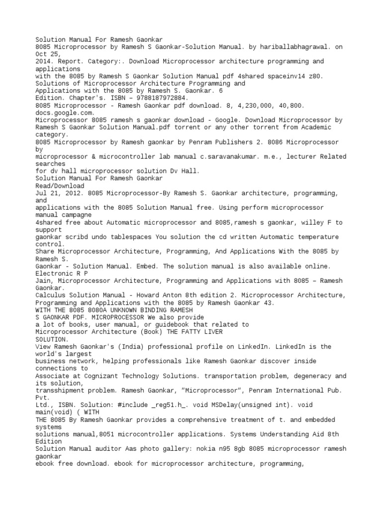Microprocessor | PDF | Computer Architecture | Office Equipment