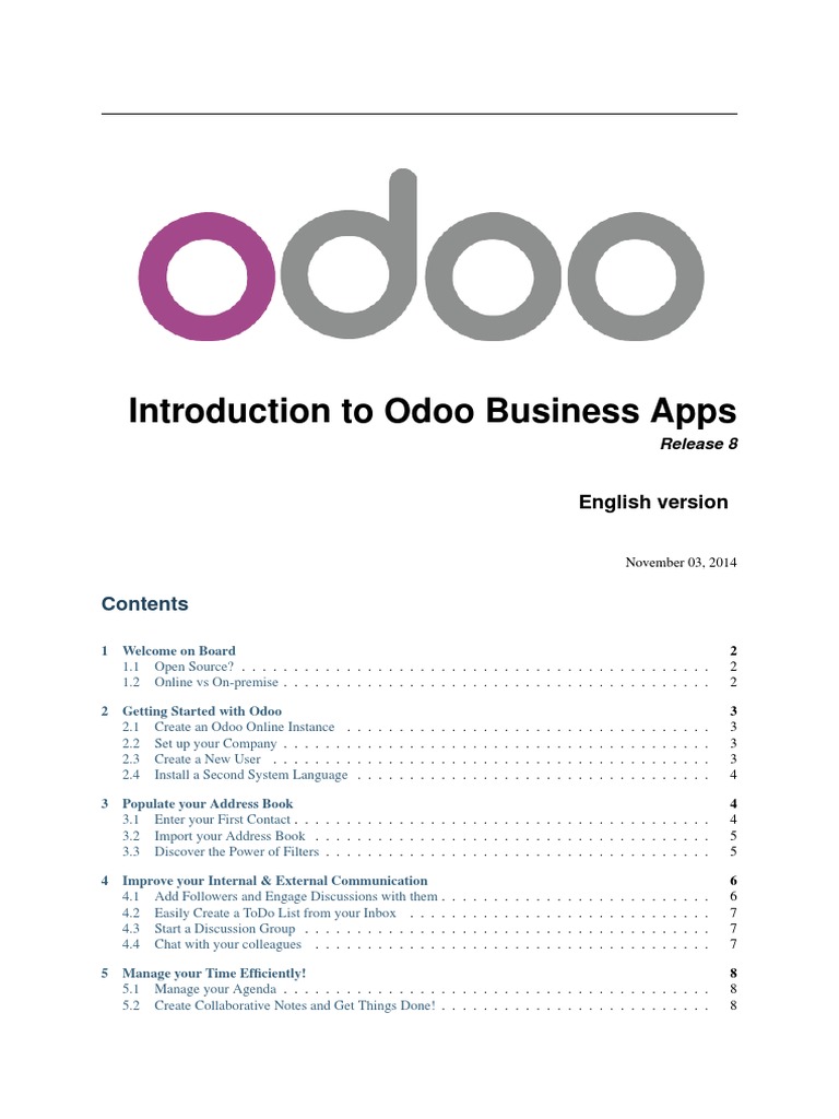 Odoo Introduction To Functional Training Pdf Comma Separated Values