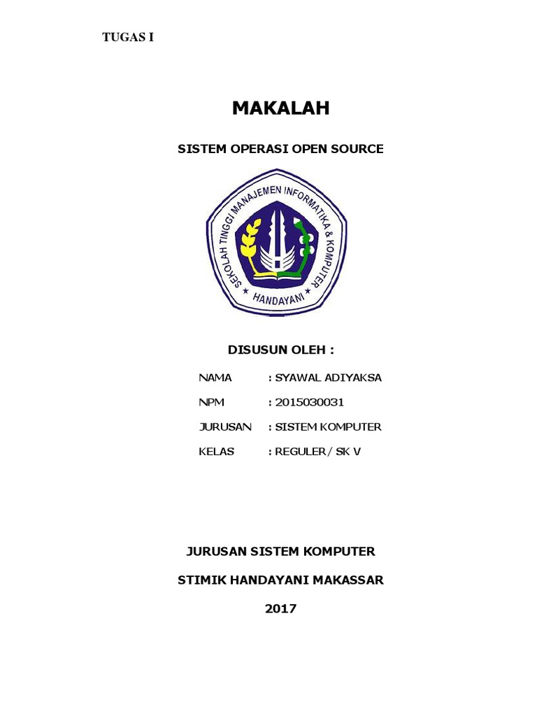 MAKALAH Open Source | PDF