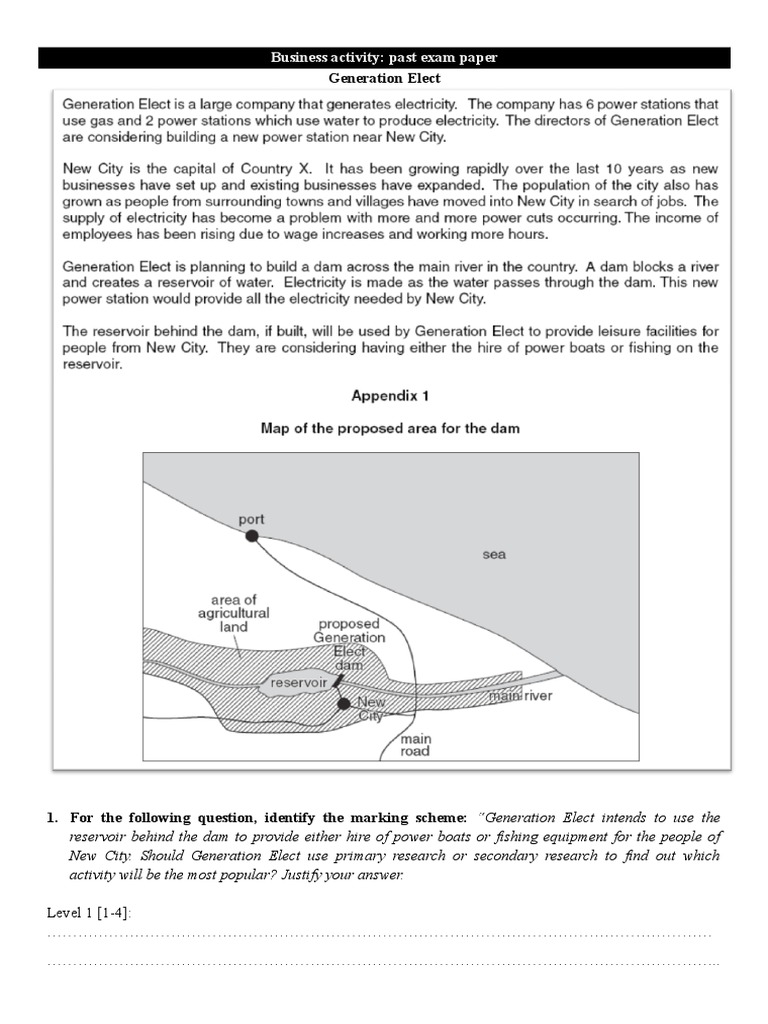 Business Activity Past Exam Paper3 | PDF | Technology & Engineering
