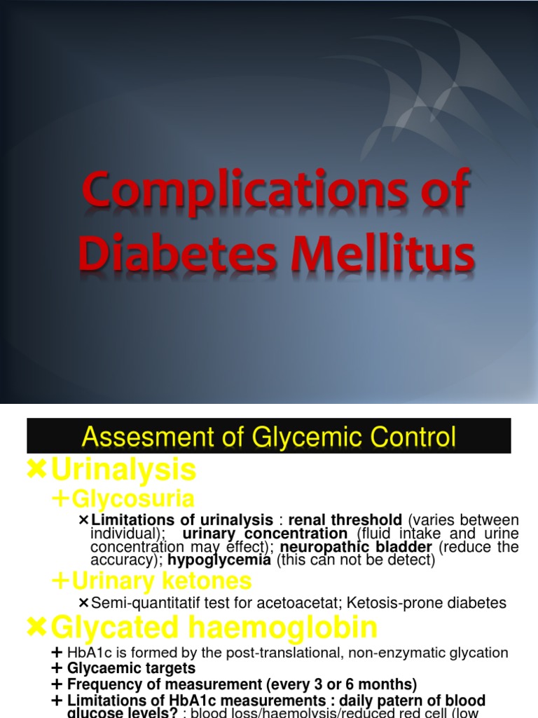 Komplikasi DM XP | PDF | Peripheral Neuropathy | Diabetes Mellitus