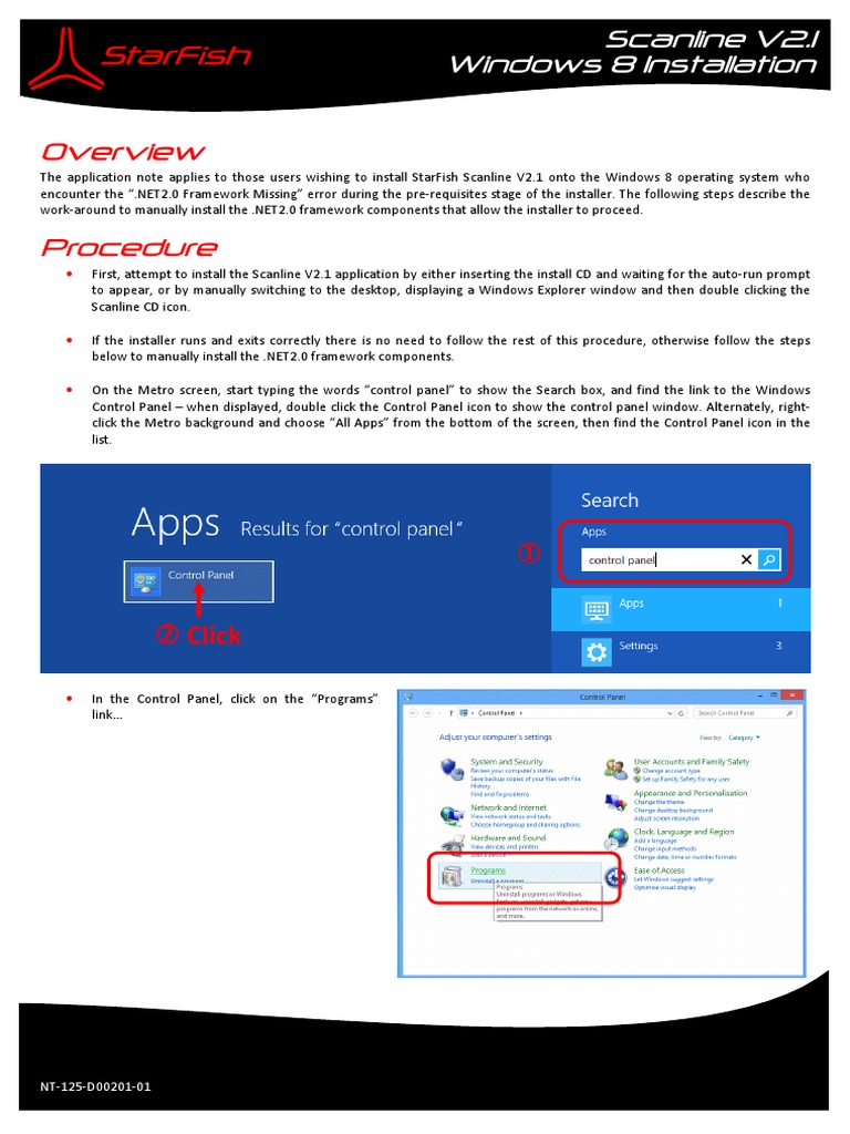 Installing the .NET Framework 2.0 to Resolve the 'NET2.0 Framework Missing' Error When ...