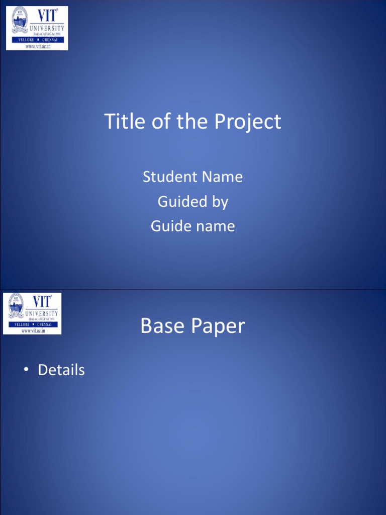 Zeroth Review Template | PDF