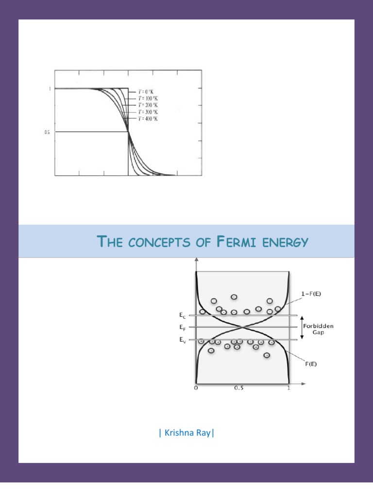 The Concepts of Fermi Energy | PDF | Semiconductors | Doping ...