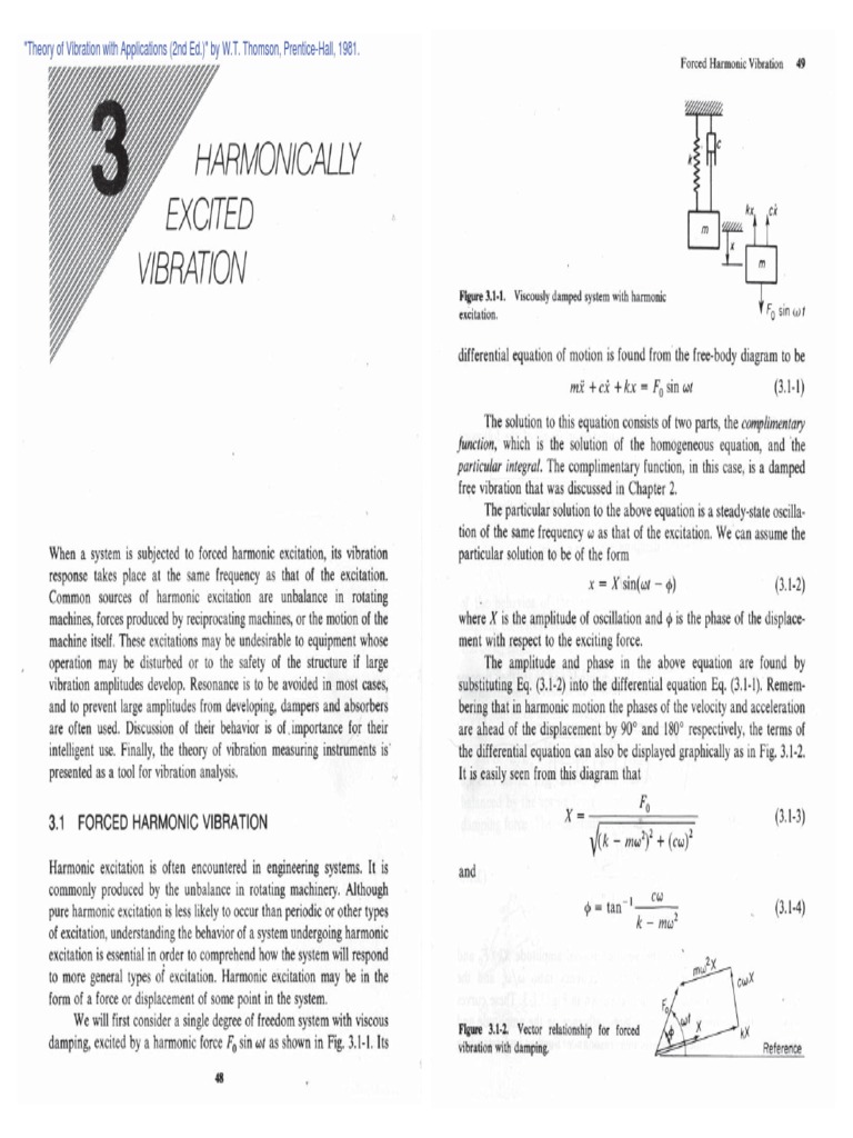 34 - Lec12 - Ch02 Optional Thomson Vibrations Reading | PDF