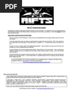 Rifts - Master O.C.C., P.C.C., R.C.C. & Race List | PDF | Race (Human ...