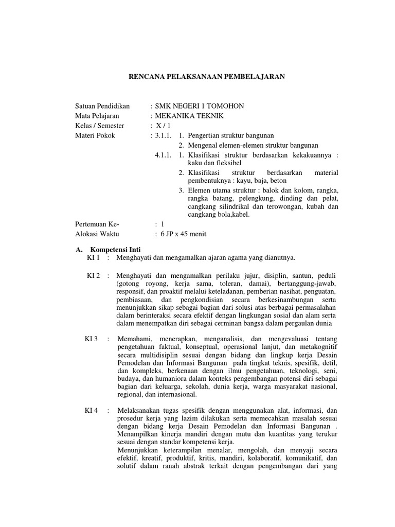 RPP Mektek (Dpib) | PDF