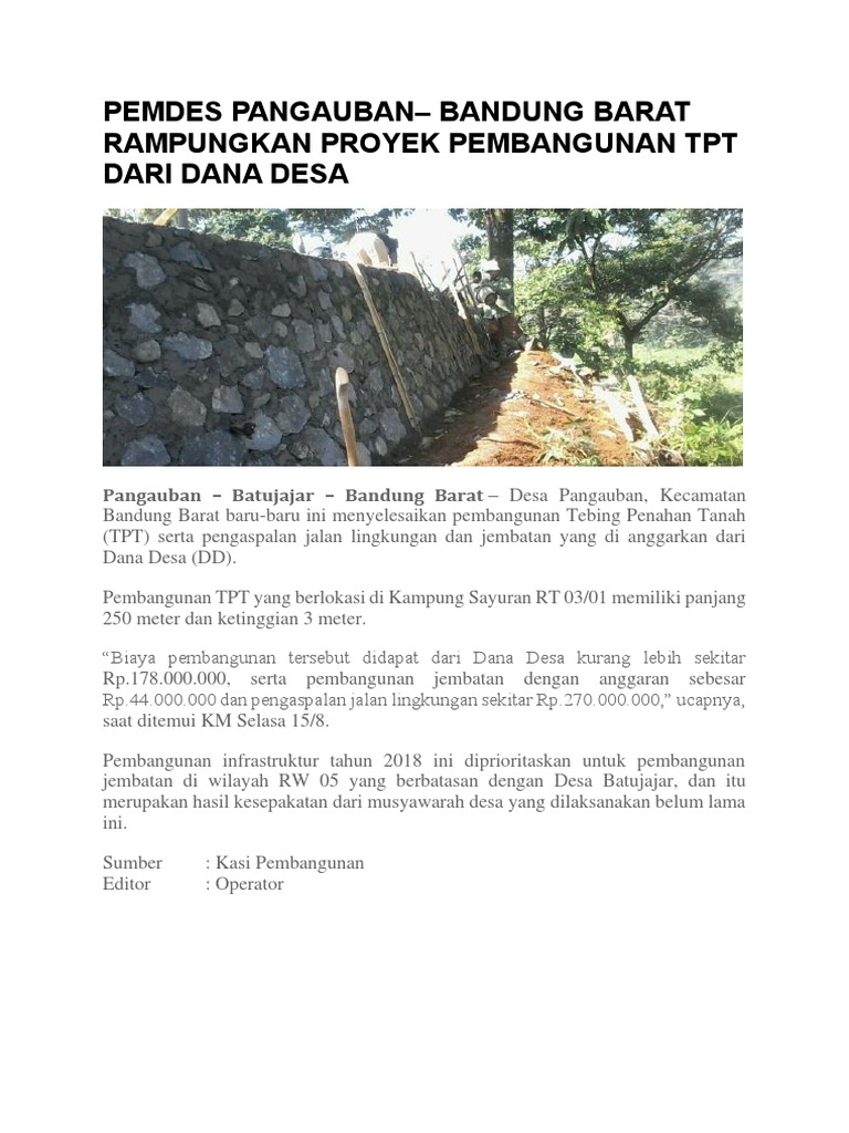 Contoh Artikel Berita | PDF