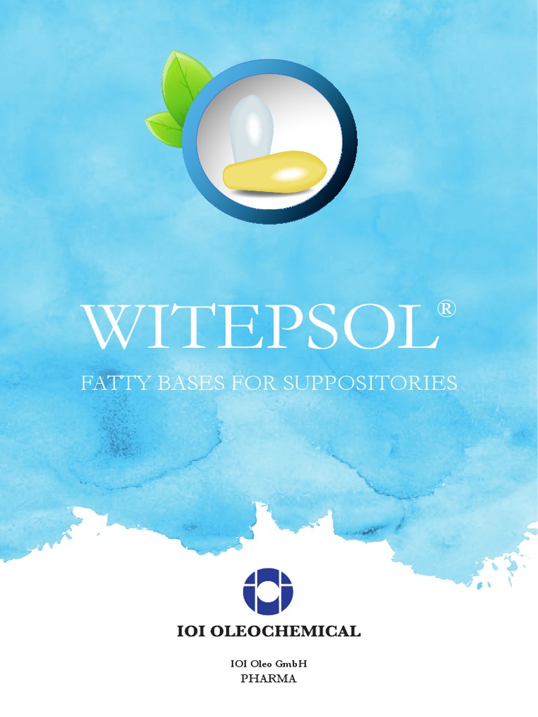 Witepsol | PDF | Melting Point | Shear Stress